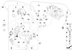 Original Parts for E83N X3 2.0d N47 SAV / Engine/ Emission Reduction ...