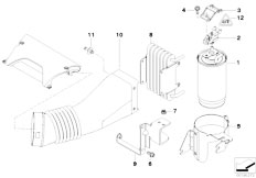 Original Parts for E53 X5 3.0d M57 SAV / Fuel Preparation System/ Fuel ...