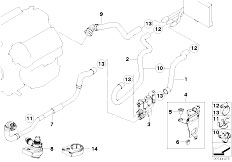 Original Parts for E53 X5 4.4i N62 SAV / Heater And Air Conditioning ...