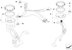 Original Parts for E53 X5 3.0d M57 SAV / Fuel Supply/ Fuel Pump And ...