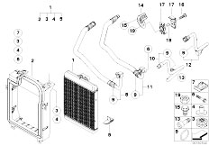 Original Parts for E70 X5 4.8i N62N SAV / Radiator/ Cooling System ...