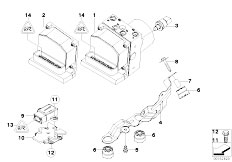 Original Parts for E53 X5 4.6is M62 SAV / Brakes/ Hydro Unit Dsc ...