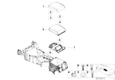 Original Parts for E53 X5 3.0d M57N SAV / Vehicle Trim/ Door Trim Panel ...