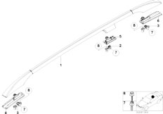 Original Parts for E53 X5 3.0d M57N SAV / Vehicle Trim/ Door Trim Panel ...