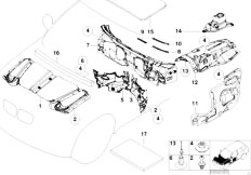 Original Parts for E53 X5 3.0d M57N SAV / Vehicle Trim/ Door Trim Panel ...