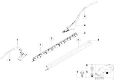 Original Parts for E53 X5 3.0d M57N SAV / Vehicle Trim/ Door Trim Panel ...