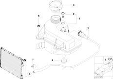 Original Parts for Z3 Z3 M3.2 S54 Roadster / Radiator/ Radiator ...