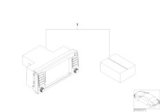 Original Parts for E53 X5 4.4i M62 SAV / Audio Navigation Electronic ...